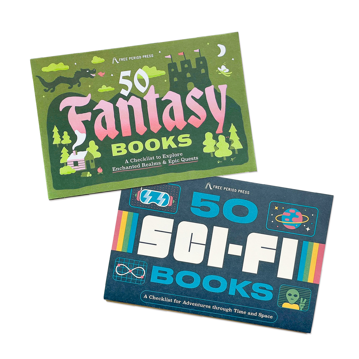 Sci-Fi & Fantasy Book Checklist Bundle | Free Period Press