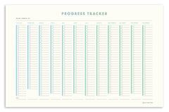 Progress Tracker - Habit Tracker Poster | Free Period Press