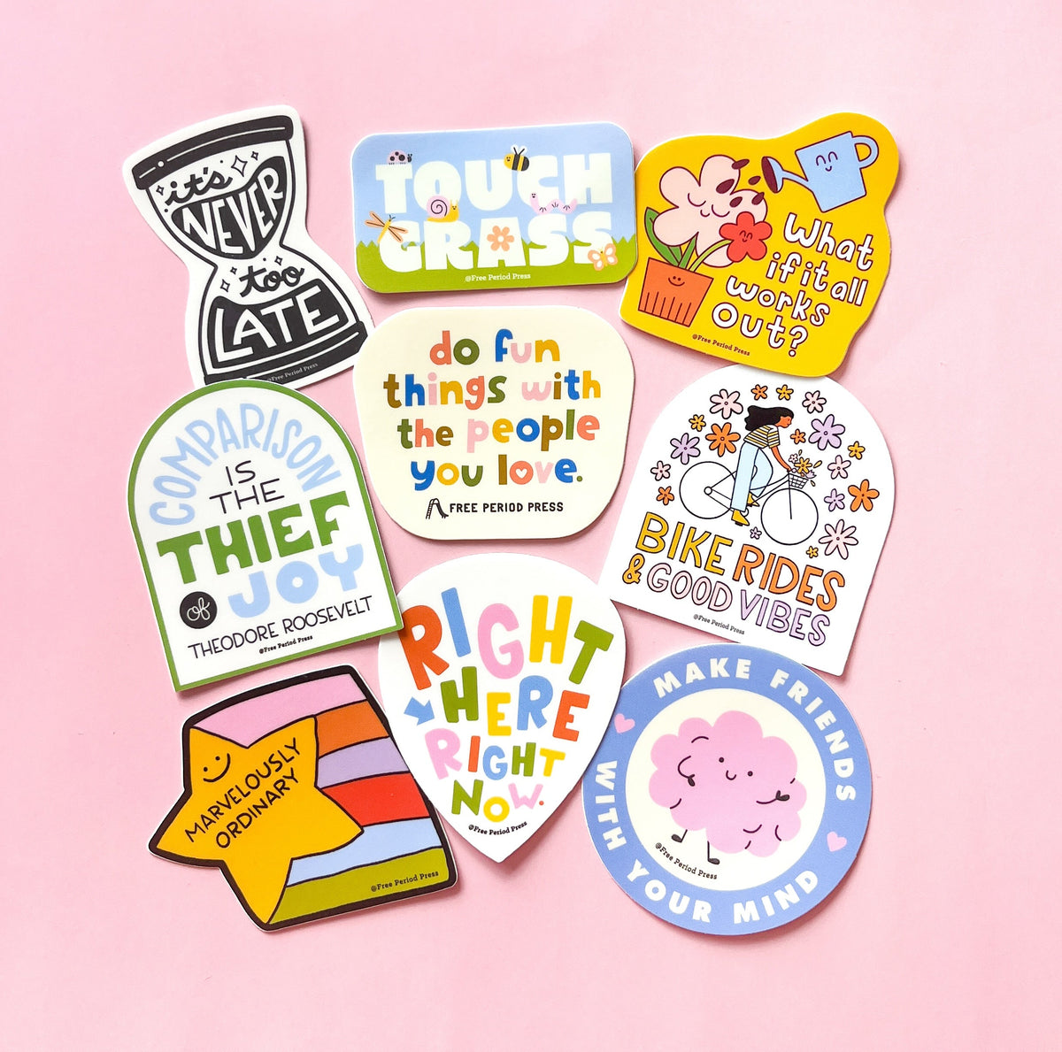 Summer 2025 Sticker Drop – Free Period Press