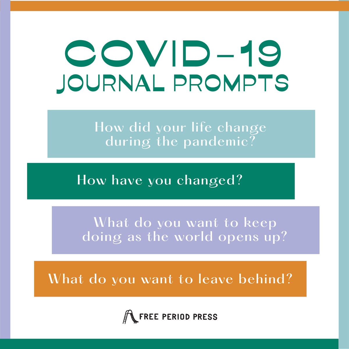 COVID-19 Journal Prompts for Adults and Students – Free Period Press