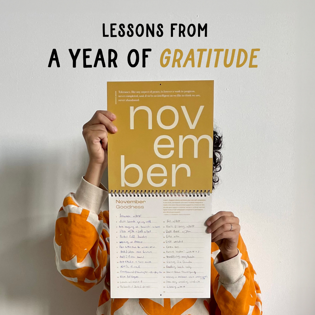 Lessons from a Year of Gratitude – Free Period Press