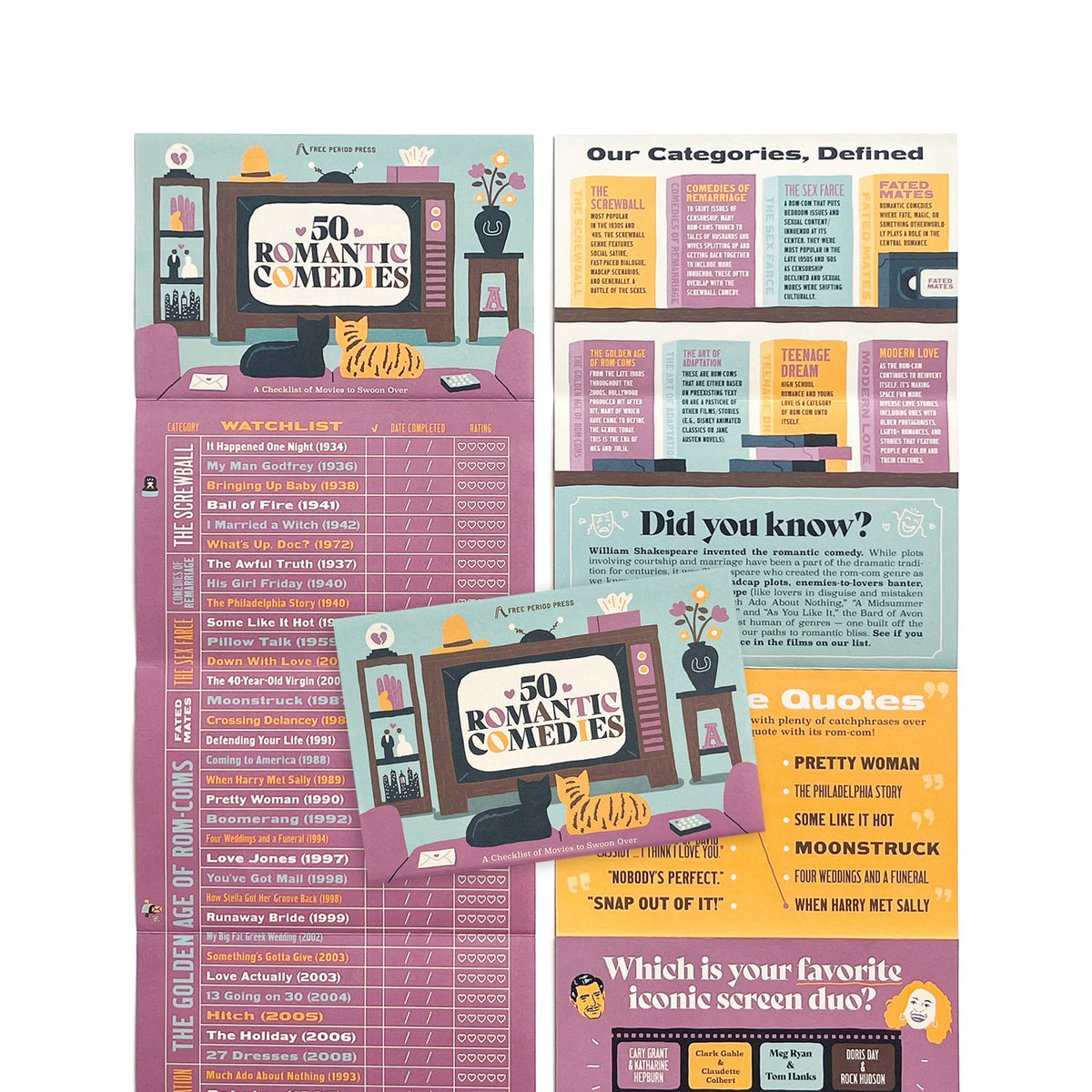 50 Romantic Comedies: A Checklist of Movies to Swoon Over – Free Period ...