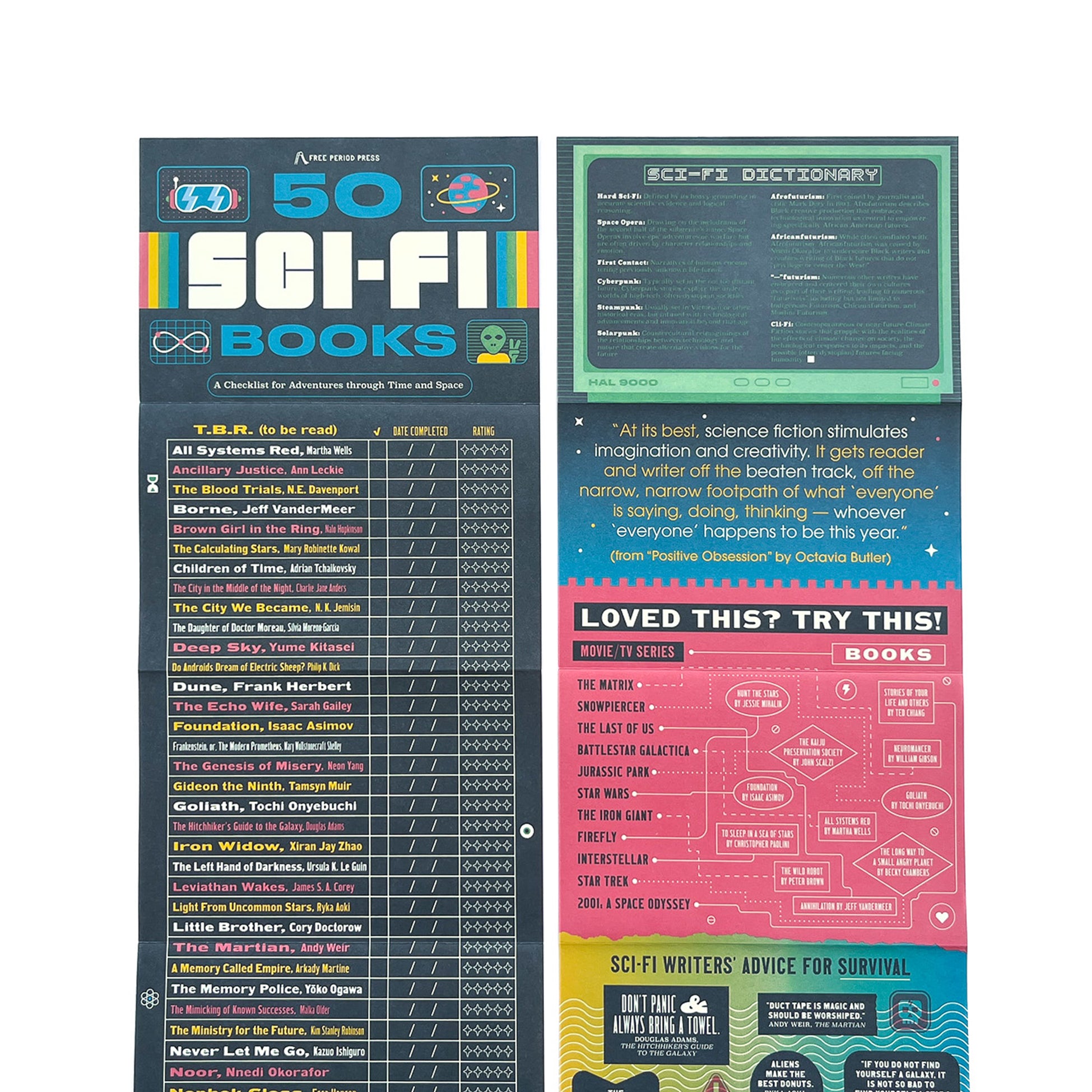 50 Sci-Fi Books: A Checklist for Adventures through Time and Space ...