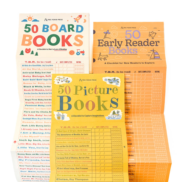 Young Kids Book Checklist Bundle | Free Period Press