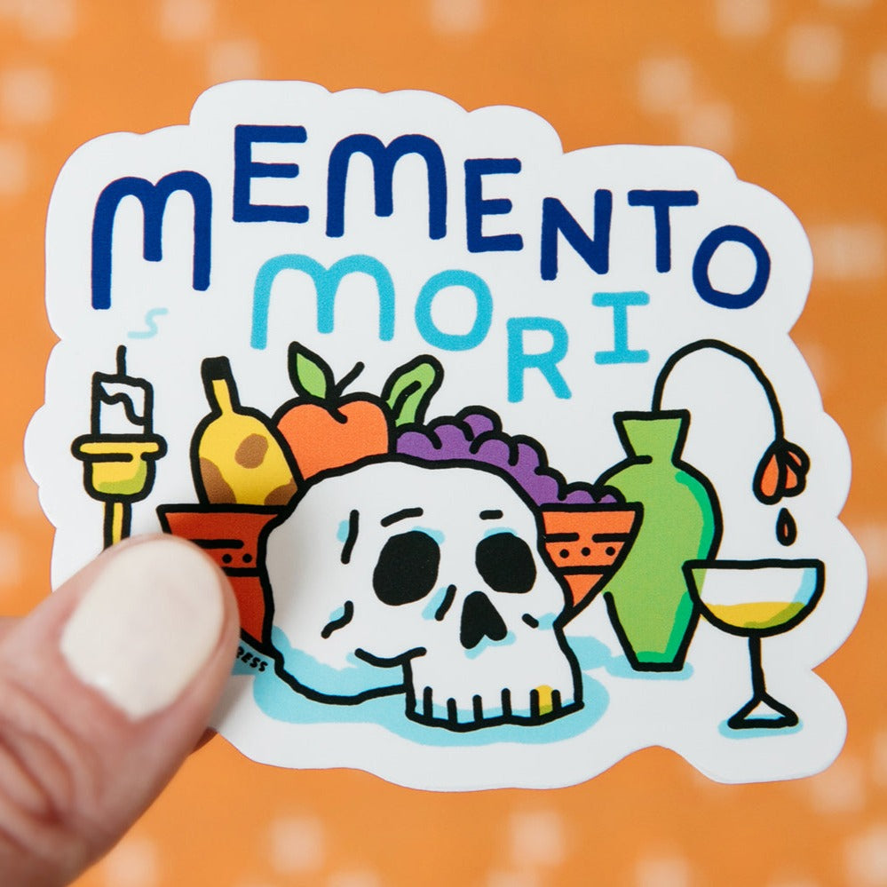 Memento Mori Vinyl Decal Sticker | Free Period Press