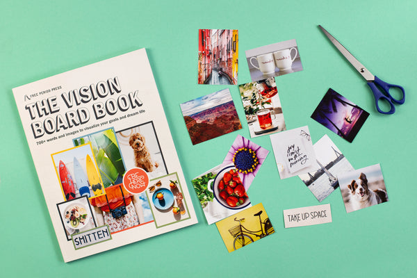 The Vision Board Book: 700+ words and images to visualize your goals a ...