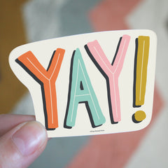 Yay Vinyl Decal Sticker | Free Period Press